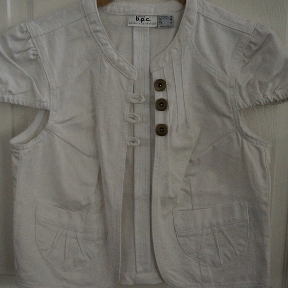 Trend b.p.c. | Jackets & Coats | Trend Bpc Short Sleeve Jacket S White ...